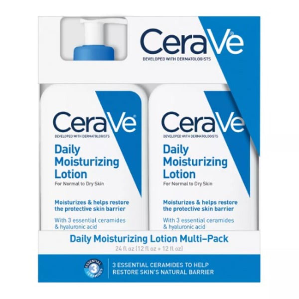 CeraVe Daily Moisturizing Lotion Multi pack 355ml 24fl oz (12 fl oz ...